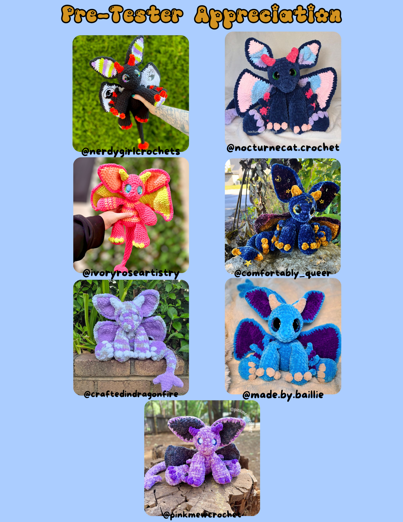 Buffy the Bat Dragon PDF Pattern – Joyfully Meraki