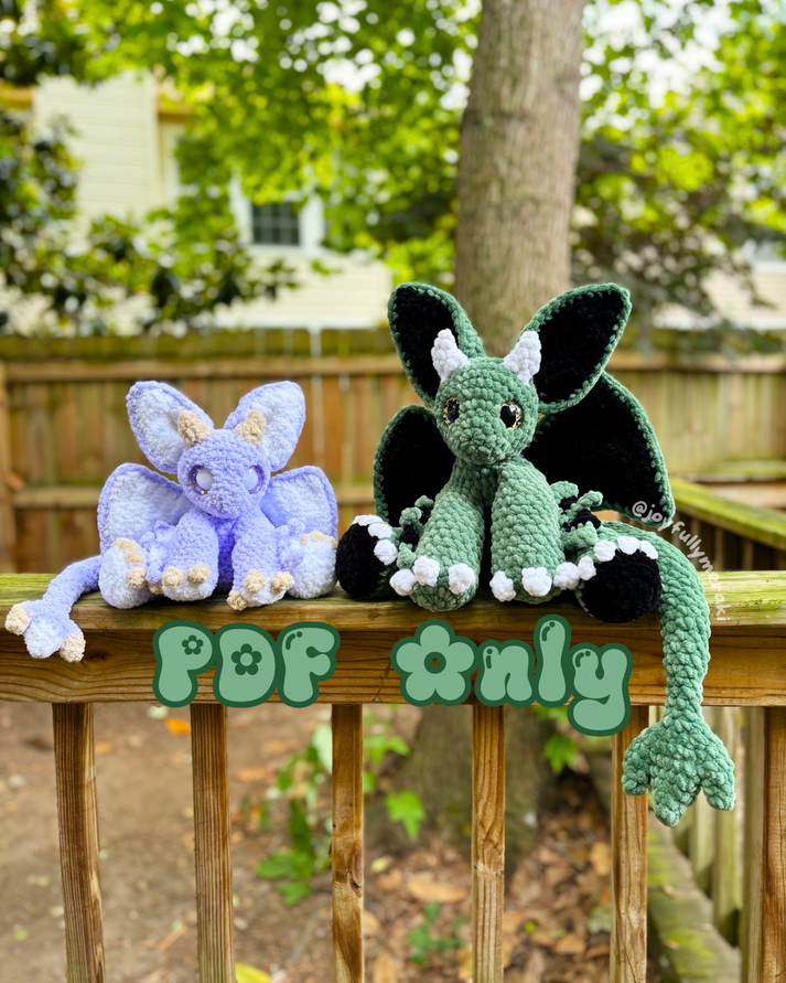 Buffy the Bat Dragon PDF Pattern – Joyfully Meraki