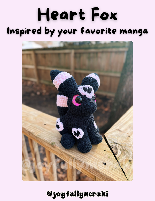 Heart Fox PDF Pattern – Joyfully Meraki